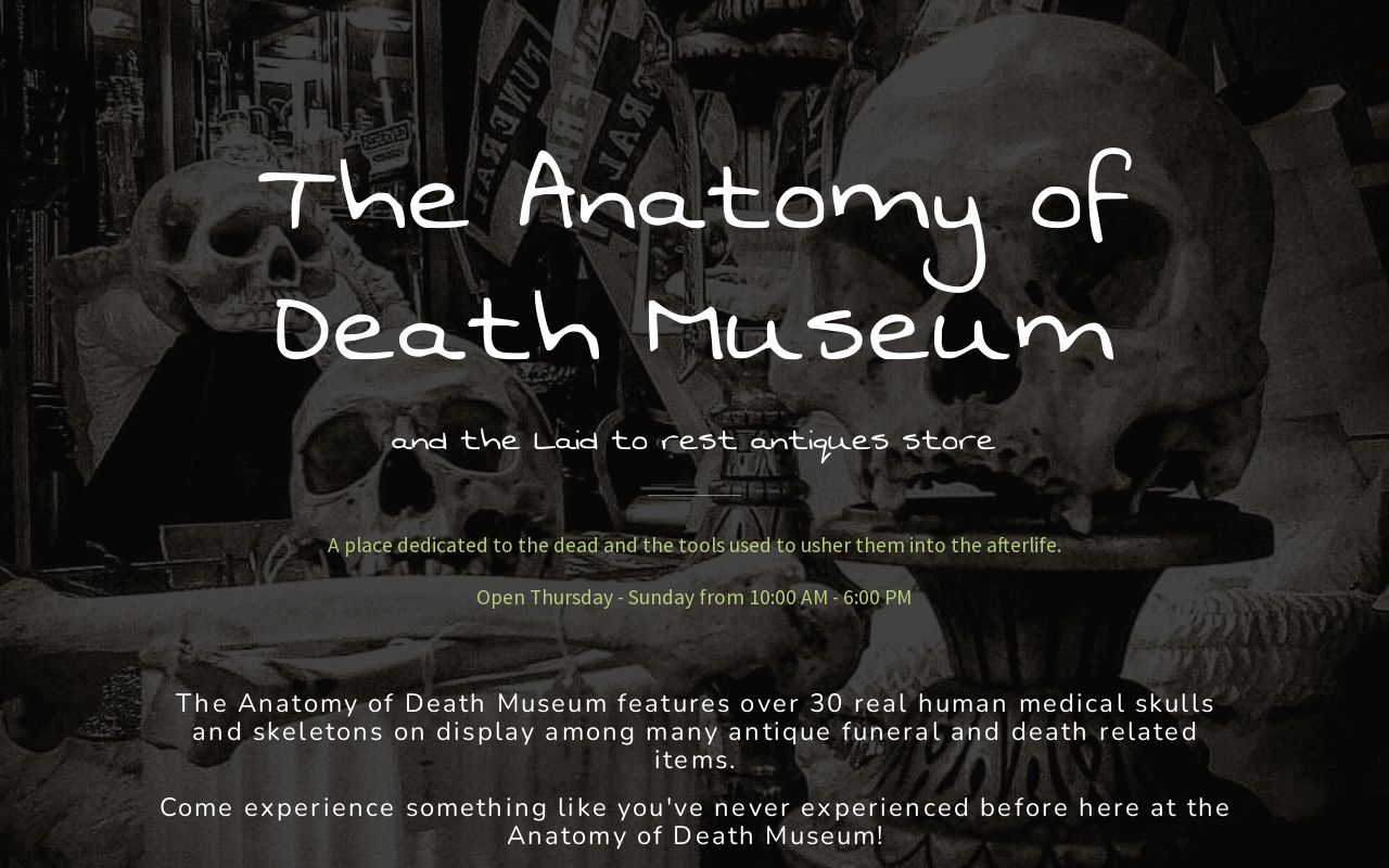 Anatomy of Death Museum